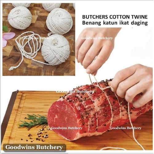 Promo 33m / 110ft butcher cotton twine string rope - tali benang ikat ...