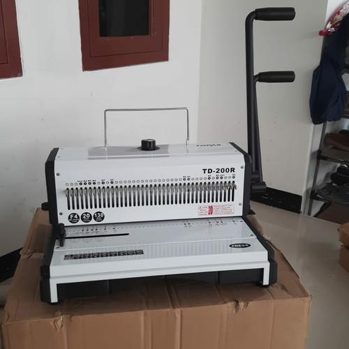Jual Mesin Jilid Ring Kawat 3:1 F4 Wire Comb Binding Machine Topas TD ...