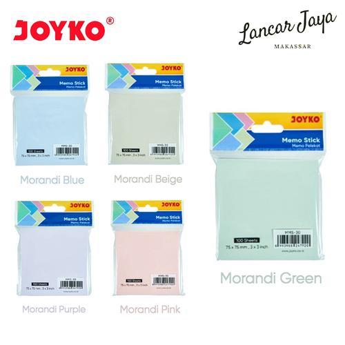 Jual Memo Stick Sticky Note Kertas Memo Tempel Joyko MMS-30 Morandi ...