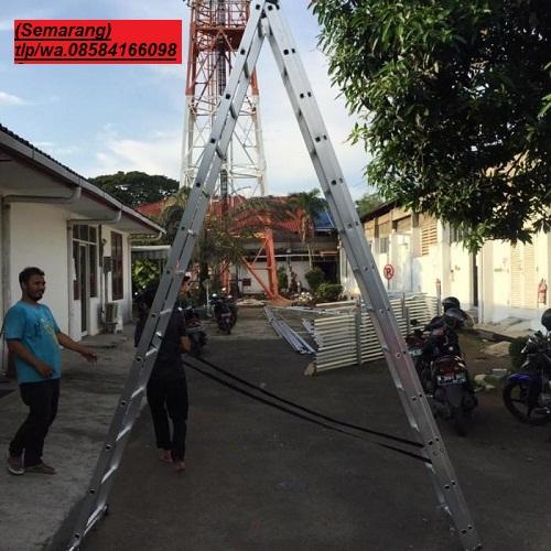 Jual Tangga alumunium extension sliding tinggi 6 m dan 9 m Semarang ...