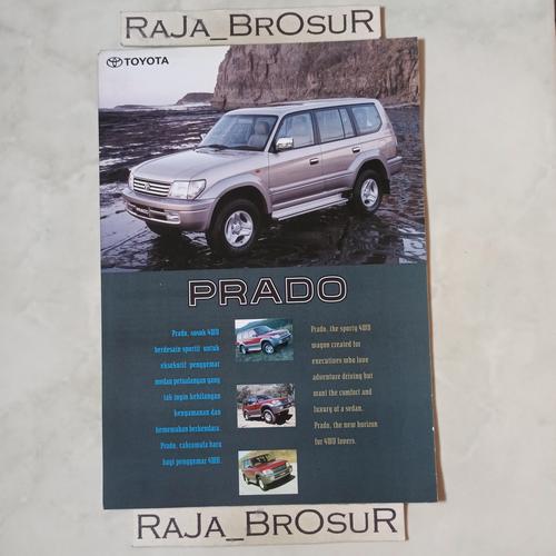 Jual Poster brosur katalog flyer Toyota Prado/Land Cruiser Prado 2000 ...