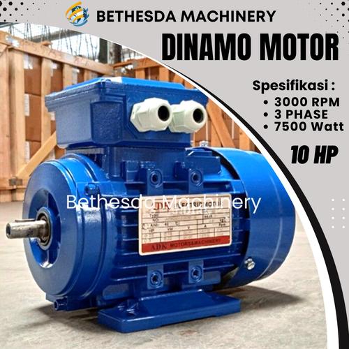 Jual Motor Listrik ADK 10Hp Dinamo Elektrik 3 Phase RPM 3000 1500 1000 ...