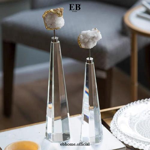 Jual Pajangan Meja Kristal Estetik / Quartz Stone Set 190/33-34 ...