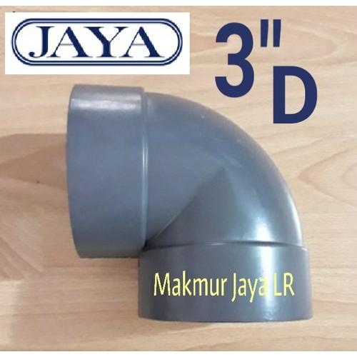 Jual Keni 3" Knee 3 inch D Elbow L 90 ⁰ derajat Knie Kenie pipa PVC - D - Kota Surabaya - Makmur ...