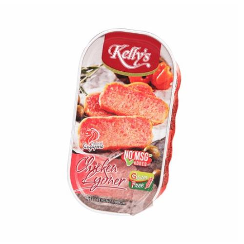 Jual Chicken Lyoner Ham Singapore Kelly Luncheon Meat 100g Ham Ayam ...