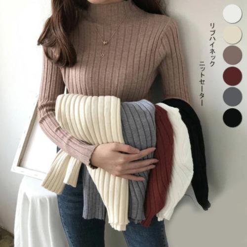 Jual Turtleneck kaos lengan panjang kerah panjang turtle neck ribknit ...