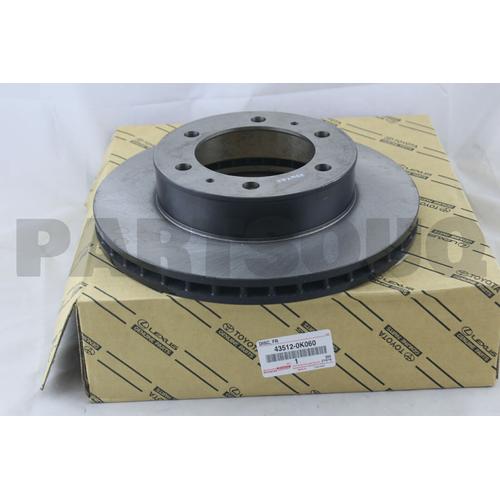 Jual Disc Brake Piringan Rem Cakram Fortuner Hilux Original 43512-0K060 ...