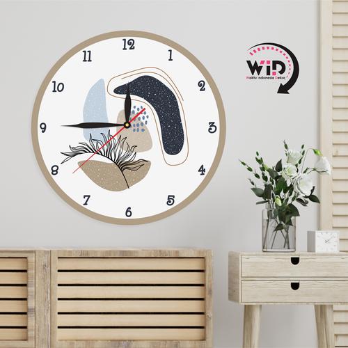 Jual Jam Dinding Kayu Artistik Klasik Dekorasi Ruangan Modern Shabby ...