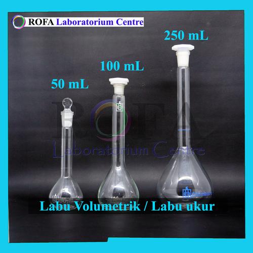 Jual Labu Volumetrik / Labu Ukur / Labu Takar / Volumetric Flask 50 mL ...