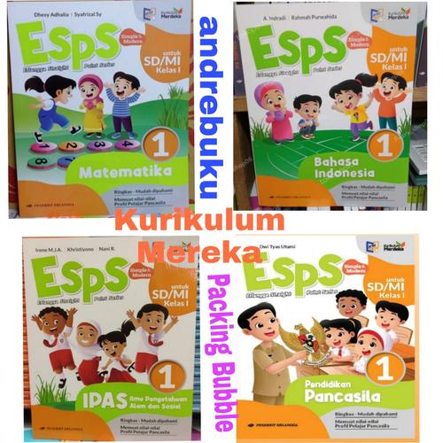 Jual Esps IPAS Bahasa Indonesia Matematika Pendidikan Pancasila Untuk Kelas 1 SD Kurikulum ...
