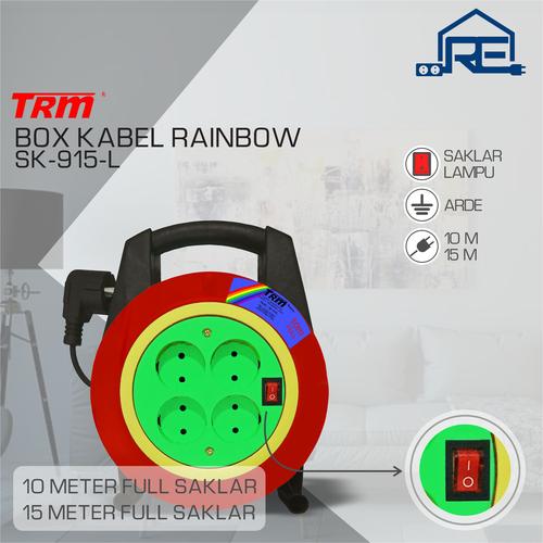 Jual BOX KABEL / KABEL ROLL / GULUNG LAMPU SAKLAR 15METER FULL RAINBOW ...