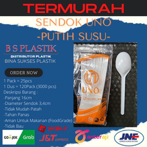 Jual Sendok Makan Plastik /Sendok Makan Putih/Sendok Makan Putih Susu ...