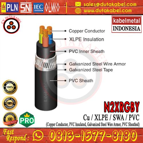 Jual Kabel N2XRGbY/N2XFGbY 3x6 mm2 KABEL METAL (KMI)/3x6 mm2/3 x 6 mm2 ...