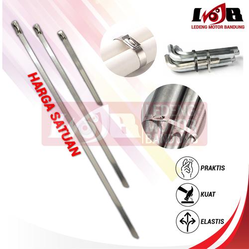 Jual Tali Ripet Besi Knalpot Klem Stainless Exhaust Wrap Kabel Ties ...
