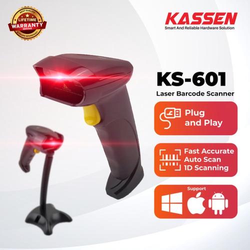 Jual Barcode Scanner 1D Kassen KS-601 auto scan - Kota Tangerang - Enma ...