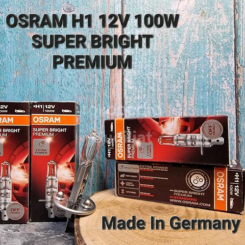 Jual BOHLAM LAMPU HALOGEN OSRAM H1 12V 100W - SUPER BRIGHT PREMIUM ...