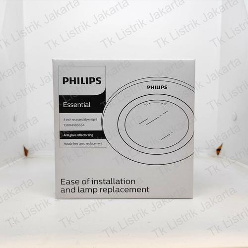 Promo Kap Lampu Downlight Philips 66664 / 13804 RECESSED 18W E27 230V ...