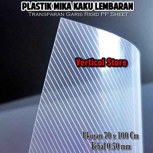 Jual Plastik PP Mika Kaku Lembaran Bening Garis 70 x 100 cm Tebal 0.50mm - Trans Polos - Jakarta ...
