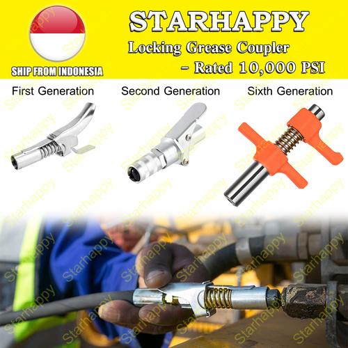 Jual Kepala pompa gemuk Tekanan tinggi Mudah dikunci Grease Gun Coupler ...
