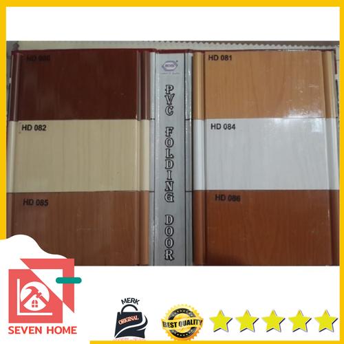 Jual pintu pvc folding door | warna spesifikasi warna | anti rayap ...