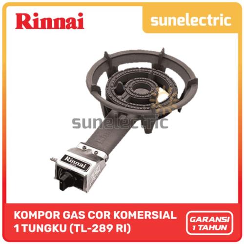 Jual Rinnai Kompor Gas Komersial 1 Tungku TL-289 RI - Hitam - Jakarta ...