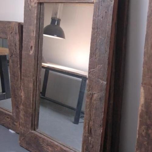 Jual frem kaca cermin rustic, bingkai cermin Kayu solid rustic clasic ...