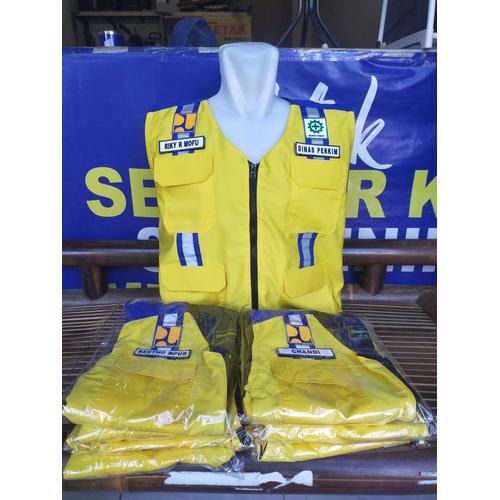 Jual Rompi Safety Bina Marga premium / Rompi PUPR / Rompi PU / ROMPI ...