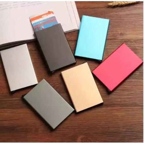 Jual Card Holder Aluminium Premium Dompet Kartu Nama Credit Card Auto ...