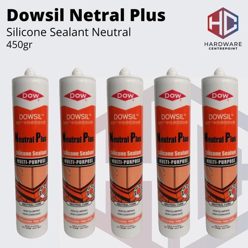 Jual Sealant Dowsil Netral Plus Silicone Lem Logam Plastik Kaca - Abu-abu, 400 gram - Jakarta ...