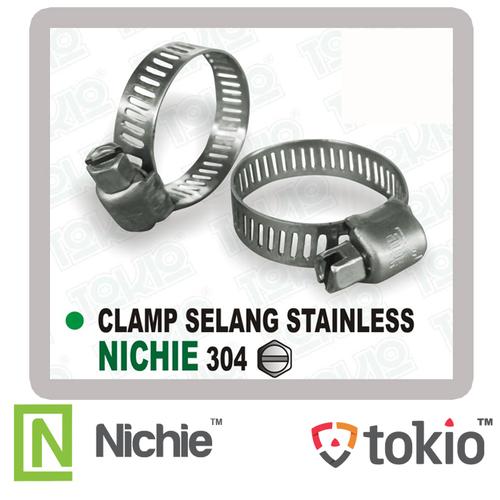 Jual CLAM SELANG STAINLESS NICHIE (-) (HARGA PER PACK) - 3 (50pcs ...