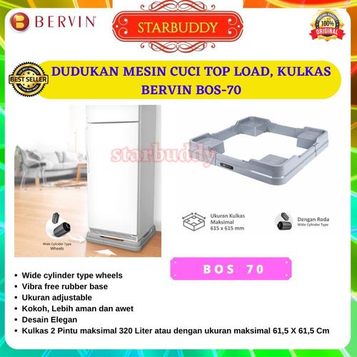 Jual Bervin Bos-70, Tatakan Kulkas / Mesin cuci 1 tabung - Kota ...