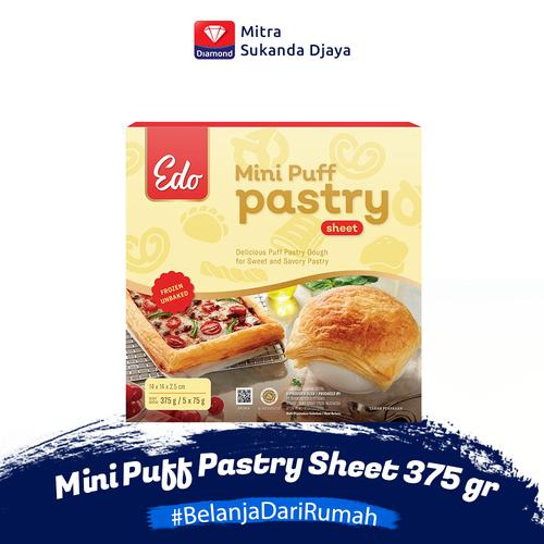 Promo Edo Mini Puff Pastry Sheet 375 Gram Cocok Untuk Bikin Zuppa Soup ...