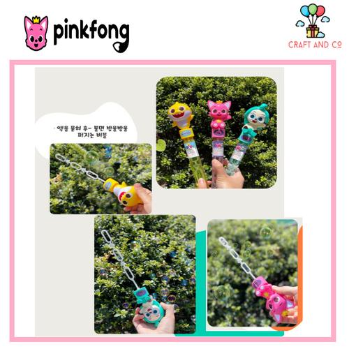 Jual Mainan Pinkfong Babyshark hogi bubble stick gelembung figure Ori ...