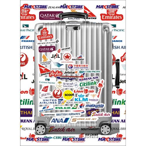 Jual sticker airlines / airlines sticker / sticker koper airlines ...