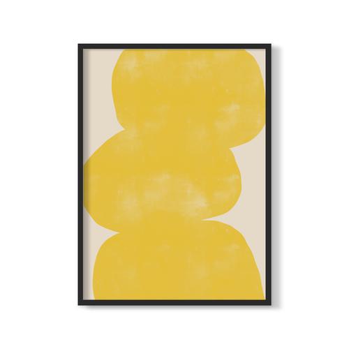 Jual Poster "Yellow Form" + Premium Frame Kayu - Hitam+mat, Frame ...