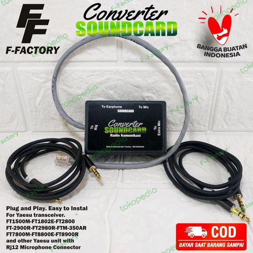 Jual Micom / Converter soundcard V8 / mixer untuk Rig Yaesu. Plug and ...