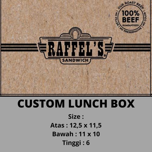 Jual CUSTOM LUNCH BOX PESANAN RAFFEL'S SANDWICH 5000pcs - Kota Bandung ...