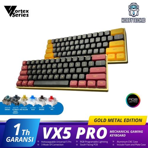 Jual VortexSeries VX5 PRO Gold Metal Edition - Mechanical Keyboard ...