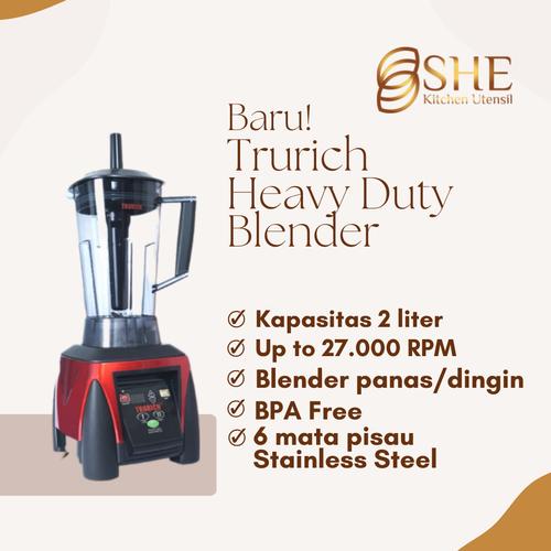 Jual Blender Heavy Duty Trurich Commercial Blender hot cold Blender ...