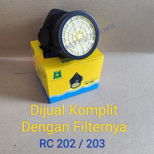 Jual Masker Blue Eagle Np 305 + filter Rc 202 / Rc 203 chemical ...