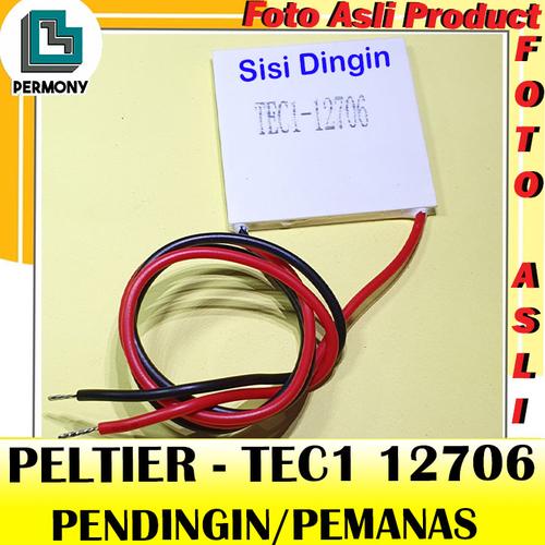 Jual TEC1-12706 12V 60W Cooler Peltier Plate Module TEC1 12706 - T ...