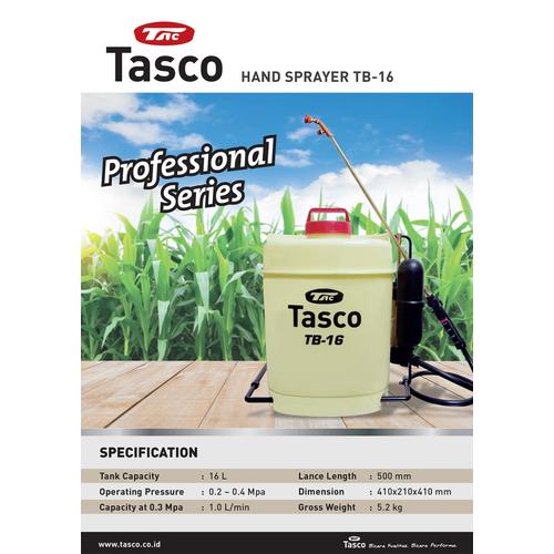 Jual Alat Semprot Hama Sprayer Tasco TB-16 Liter Manual Original Tasco ...