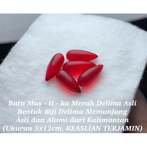 Jual Batu Delima Merah Embun Terbaik Asli dari Kalimantan 5 Biji - Kab ...