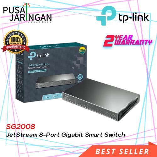 Jual TP-LINK SG2008 JetStream 8-Port Gigabit Smart Switch - Jakarta ...