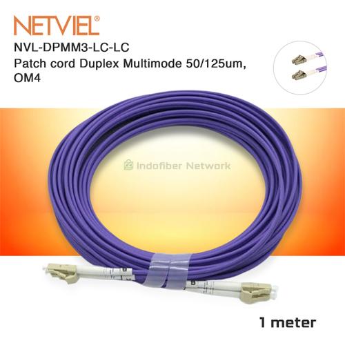 Jual Netviel Patch cord LC-LC Duplex Multimode OM4 50/125um 1-20 meter ...