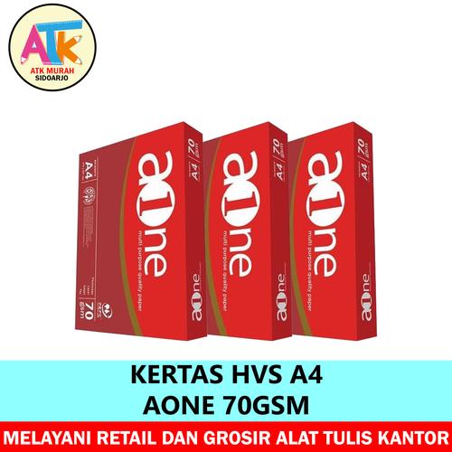 Jual Kertas Hvs A4 Aone 70GSM - Kab. Sidoarjo - ATK Murah Sidoarjo ...