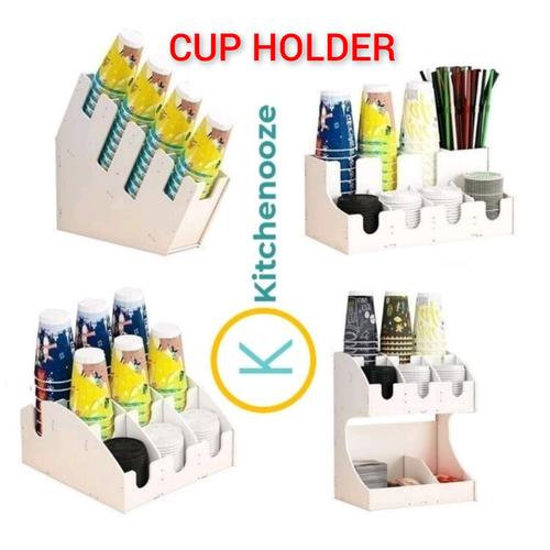 Jual Organizer Paper Cup Rack Holder I Rak Bongkar Pasang Tempat Gelas ...