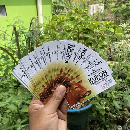 Jual Cetak Kupon Daging Kurban Idul Adha / Voucher / Karcis / Kupon ... Jual Cetak Kupon Daging Kurban Idul Adha / Voucher / Karcis / Kupon ...