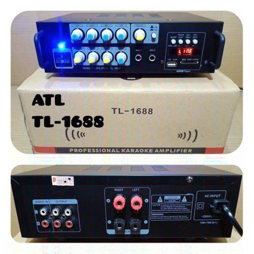 Jual amplifier karaoke bluetooth atl Tl 1688 ampli power / amplifier ...