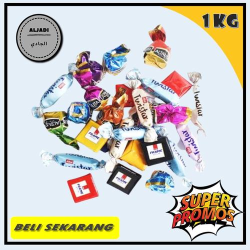 Jual Coklat Turkey MIX 1kg Coklat Arab Mix Cemilan Impor - 250 Gram ...